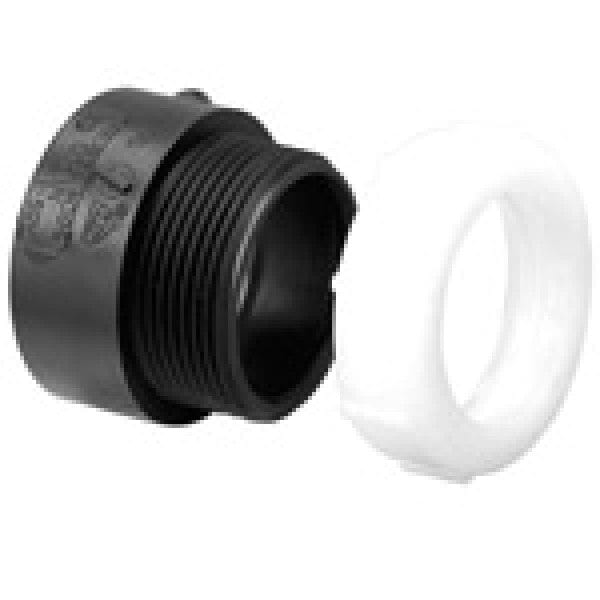 ABS Female Trap Adapter - Hub x SJ - 1-1/2" (100/Cs) | Red Flag Products