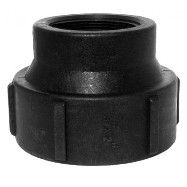Poly Reducer Coupling - FPT x FPT - 3" x 2" (10/Cs) | Red Flag Products
