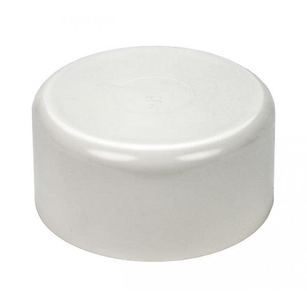 PVC End Cap - Schedule 40 - White - Socket - 6" (24/Cs) | Red Flag Products